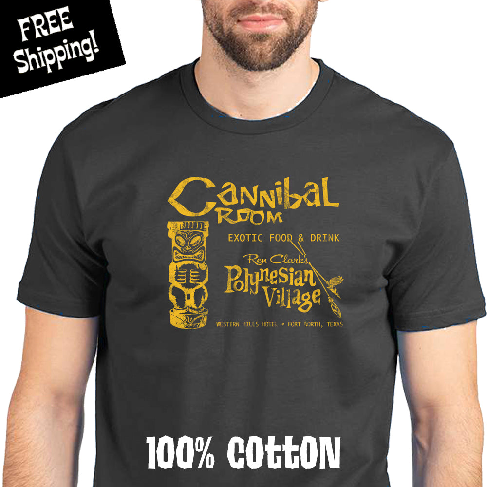 Cannibal Room - Ren Clark's Polynesian Village – Tiki Bar T-Shirt Club