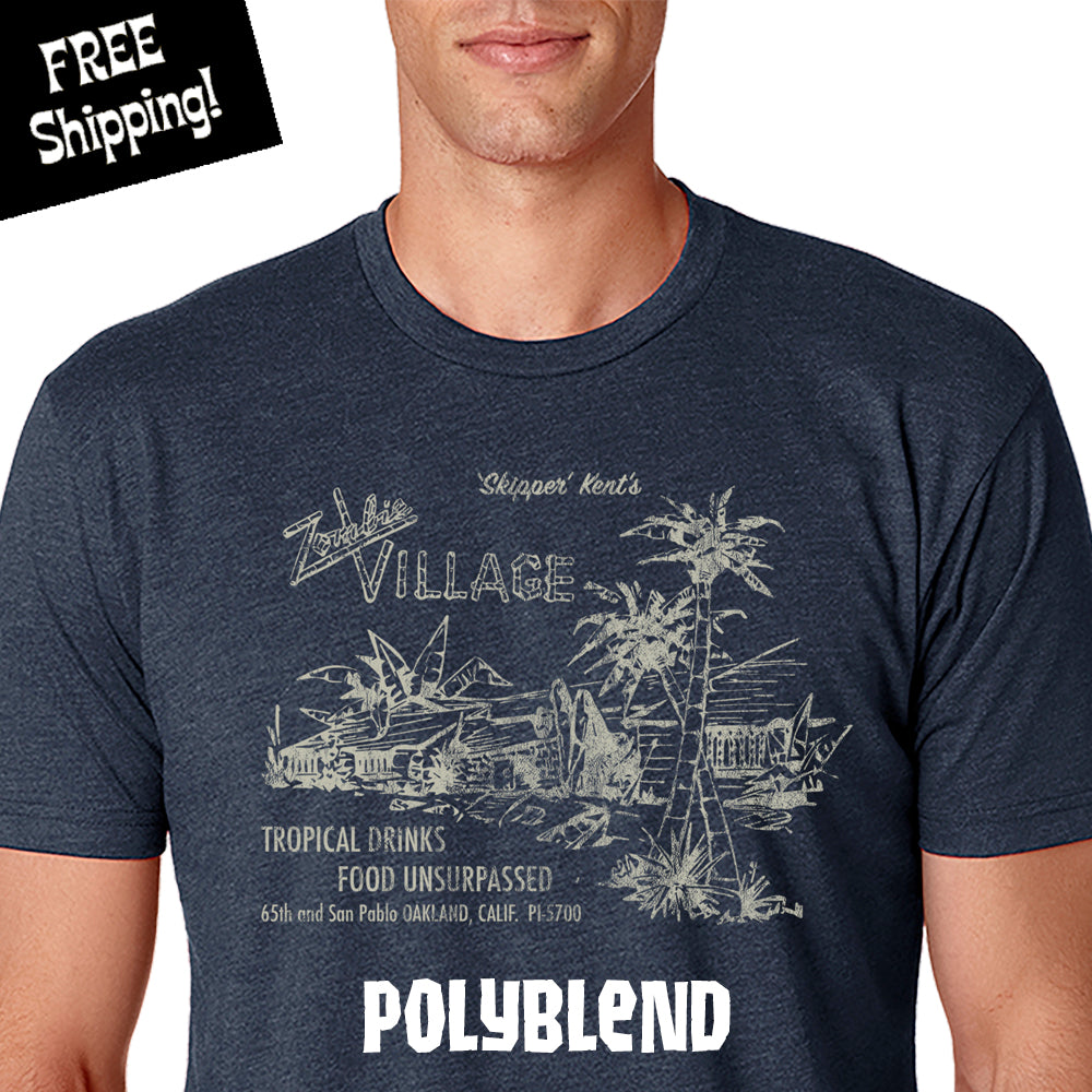 Skipper Kent's Zombie Village - Oakland, CA – Tiki Bar T-Shirt Club