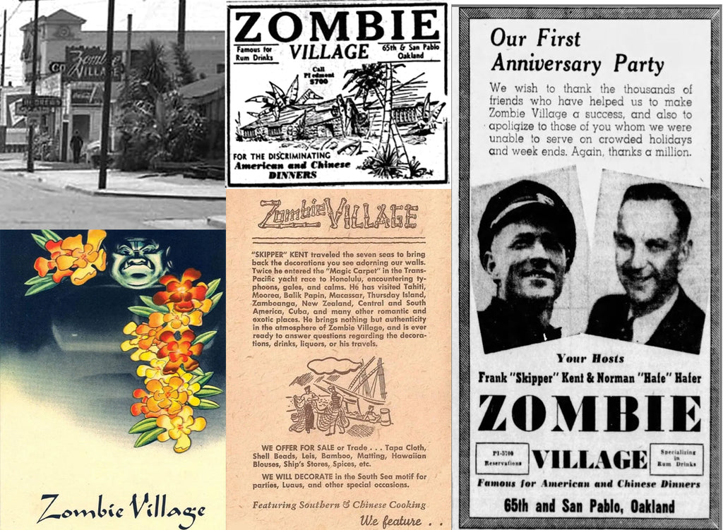 Skipper Kent's Zombie Village - Oakland, CA – Tiki Bar T-Shirt Club